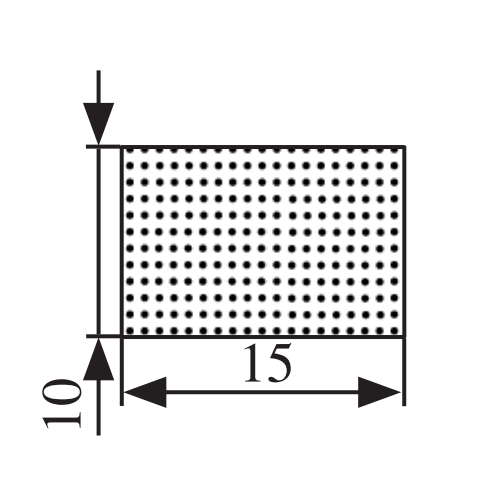 Gumeni profil sunđerasti 15×10