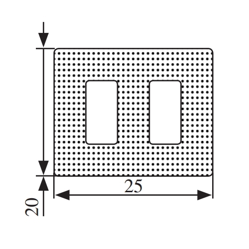 Gumeni profil sunđerasti 25×20