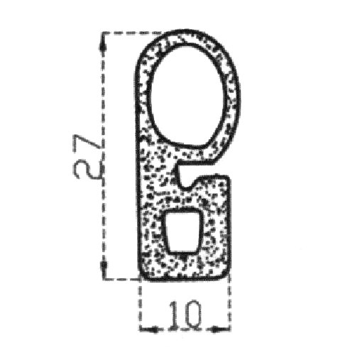 Gumeni profil sunđerasti 27×10 – 0190-332