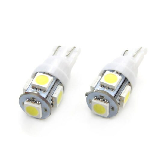 Sijalice LED T10 W5W, 12V, 5 SMD (2 kom) – Amio 01284