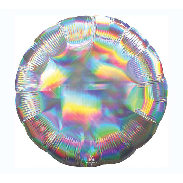 3925802
18″ Foil Holographic Iridescent Silver