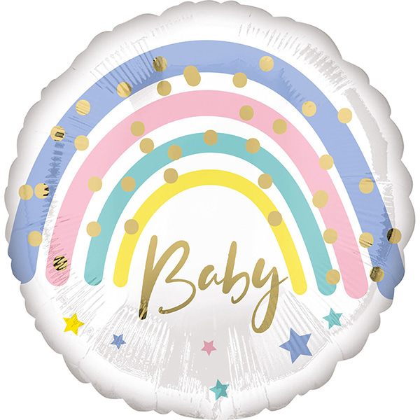 4167101
18″ Foil Pastel Rainbow Baby