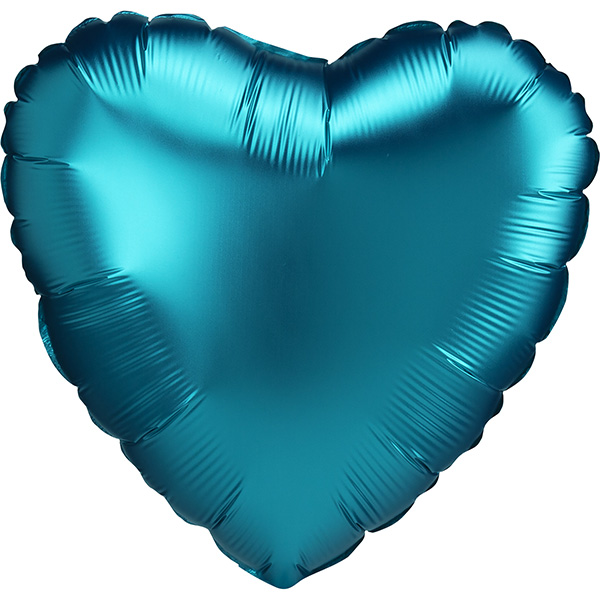 4188301
18″ Foil Satin Luxe Aqua Heart