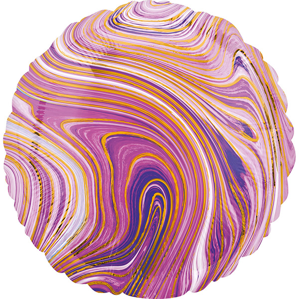 4208501
18″ Foil Marblez Purple