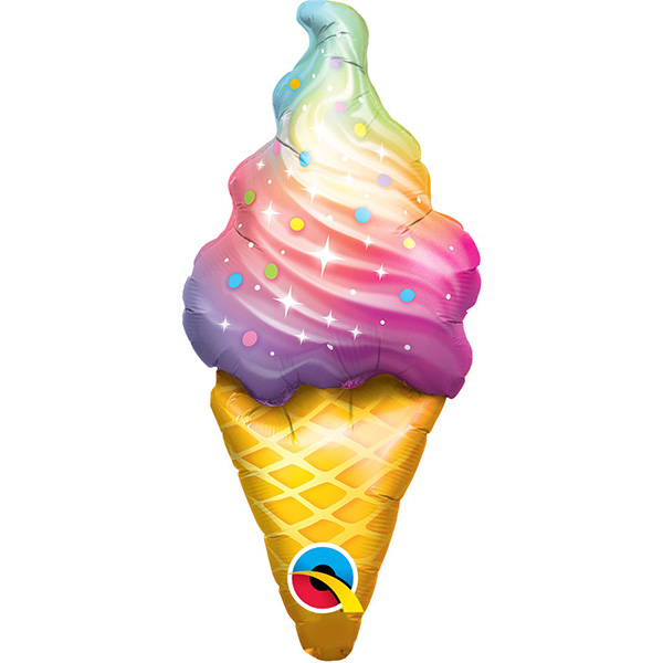 89347
14″ Shape Rainbow Swirl Ice Cream