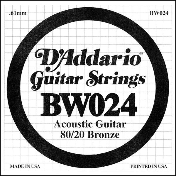 D'Addario BW 024 Pojedinacna Zica za Akusticnu Gitaru