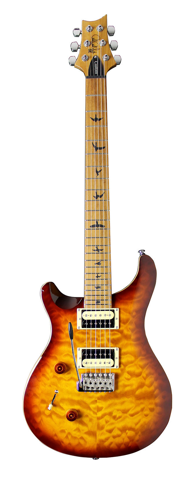 PRS SE Custom 24 Roasted Maple LTD Tobacco Sunburst električna gitara za levoruke