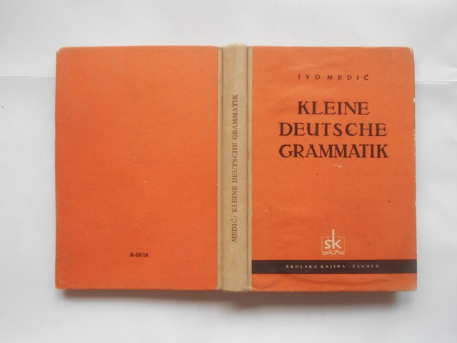 Kleine deutsche grammatik, Ivo Medić, šk zg