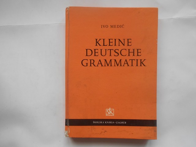 Kleine deutsche grammatik,Ivo Medić,školska knjiga