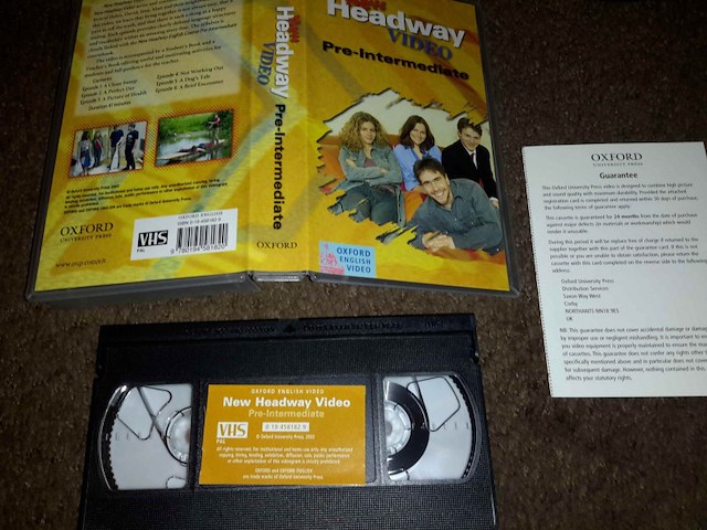 New Headway video , Pre-Intermediate VHS