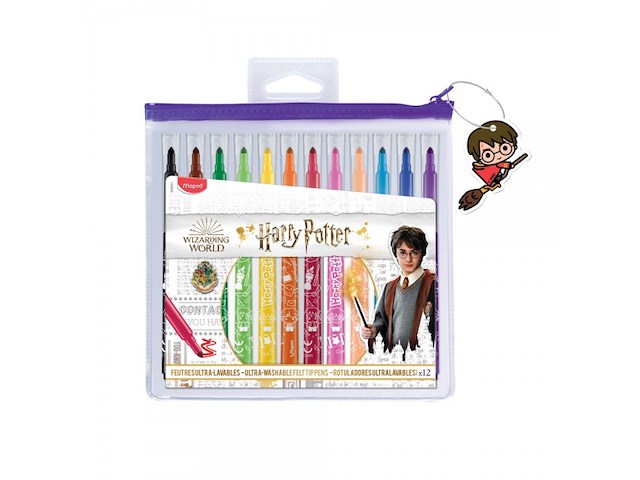 FLOMASTERI MAPED COLOR`PEPS HARRY POTTER