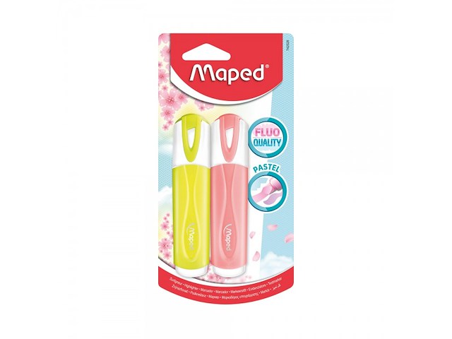 TEKST MARKER MAPED FLUO`PEPS PASTEL BLISTER