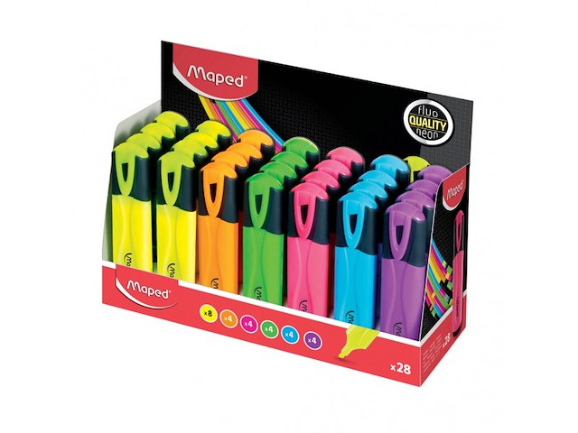 TEKST MARKER MAPED FLUO`PEPS CLASSIC DISPLEJ