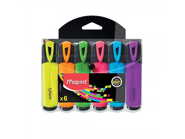 TEKST MARKER MAPED FLUO`PEPS CLASSIC BLISTER