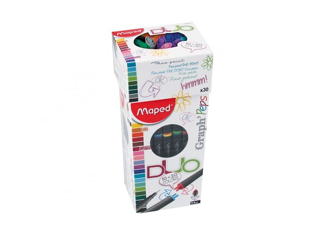 FINE LINER MAPED GRAPH`PEPS DUO