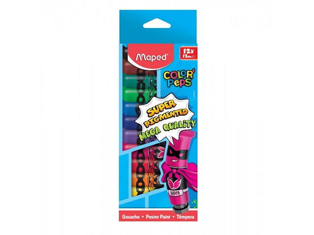 TEMPERE MAPED 1/12 COLOR `PEPS M810510