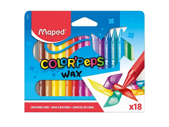 VOŠTANE BOJICE MAPED COLOR`PEPS WAX