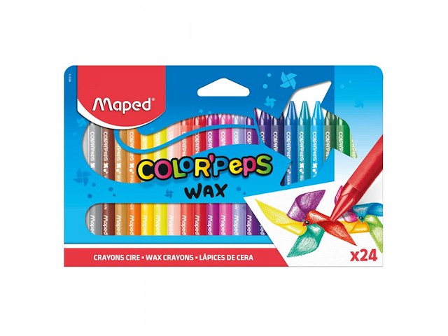 VOŠTANE BOJICE MAPED COLOR`PEPS WAX