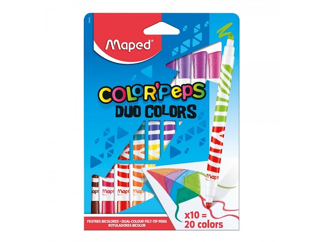 FLOMASTERI MAPED COLOR`PEPS M847010 DUO