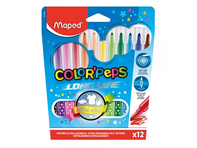 FLOMASTERI MAPED COLOR`PEPS LONG LIFE