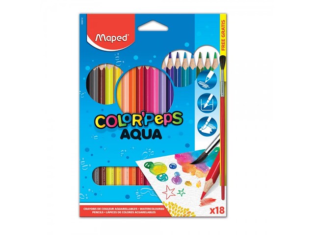 DRVENE BOJICE MAPED COLOR`PEPS AQUA