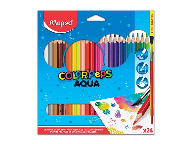 DRVENE BOJICE MAPED COLOR`PEPS AQUA