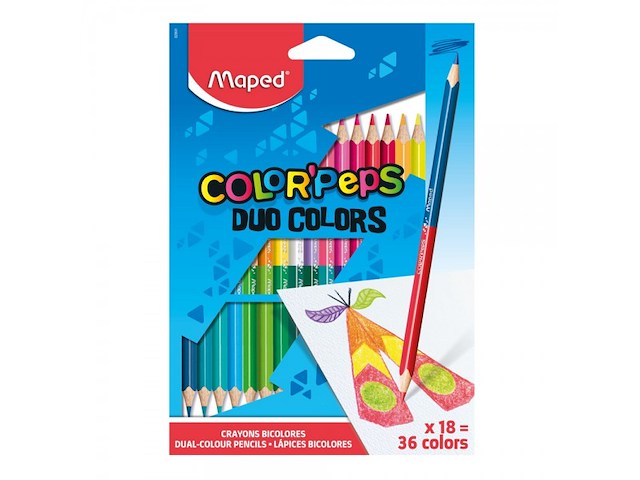 DRVENE BOJICE MAPED COLOR`PEPS DUO