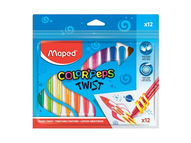 VOŠTANE BOJICE MAPED COLOR`PEPS TWIST