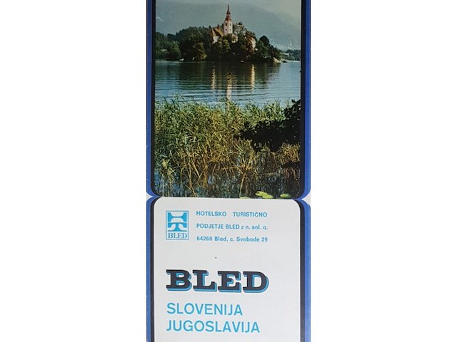 Brošura `BLED` Jugoslavija
