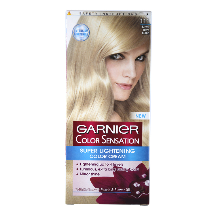 Garnier farba za kosu color sensation 111 silver ultra plava 60ml+40ml+10ml