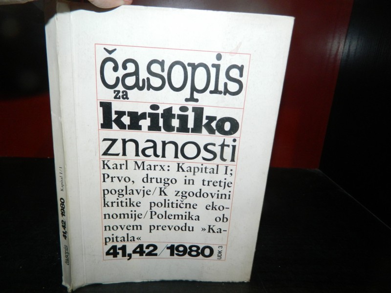 Časopis za kritiko znanosti 41,42/1980