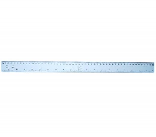 LENJIR 50 CM PVC, TRANSPARENTAN