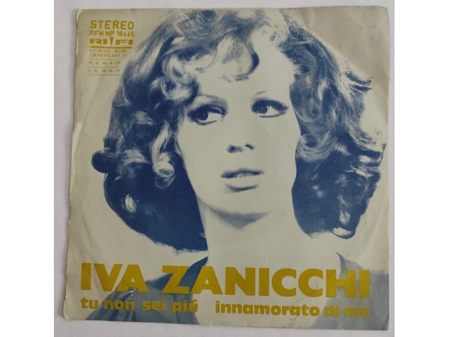 Iva Zanicchi - La riva bianca la riva nera