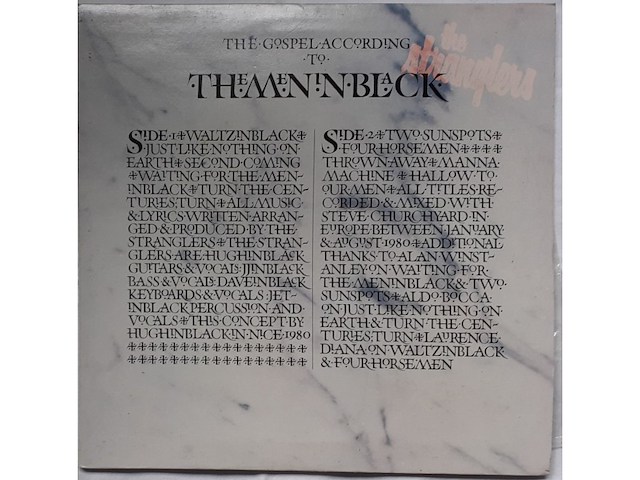 The Stranglers - The Gospel according to the meninblack