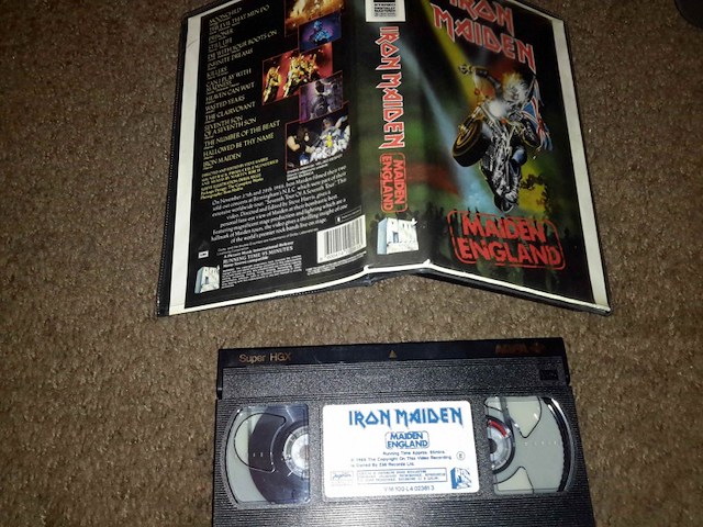 Iron Maiden - Maiden England VHS