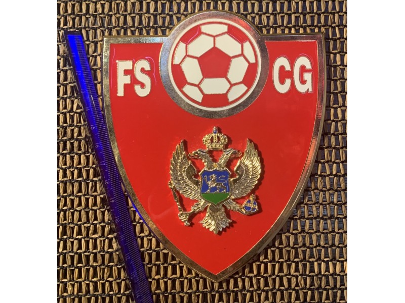 FS CG fudbalski savez Crne Gore plaketa