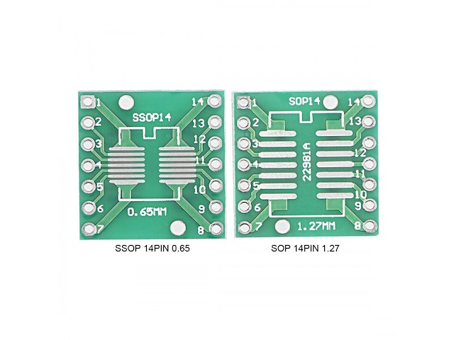 Adapter SOP14/SSOP14/TSSOP14 na DIP14