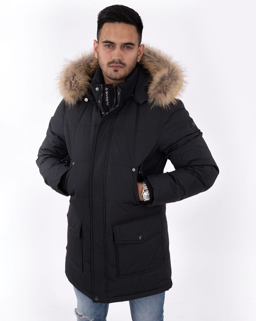 Muška zimska jakna – Sportska i Casual – Invento Harry – Crna