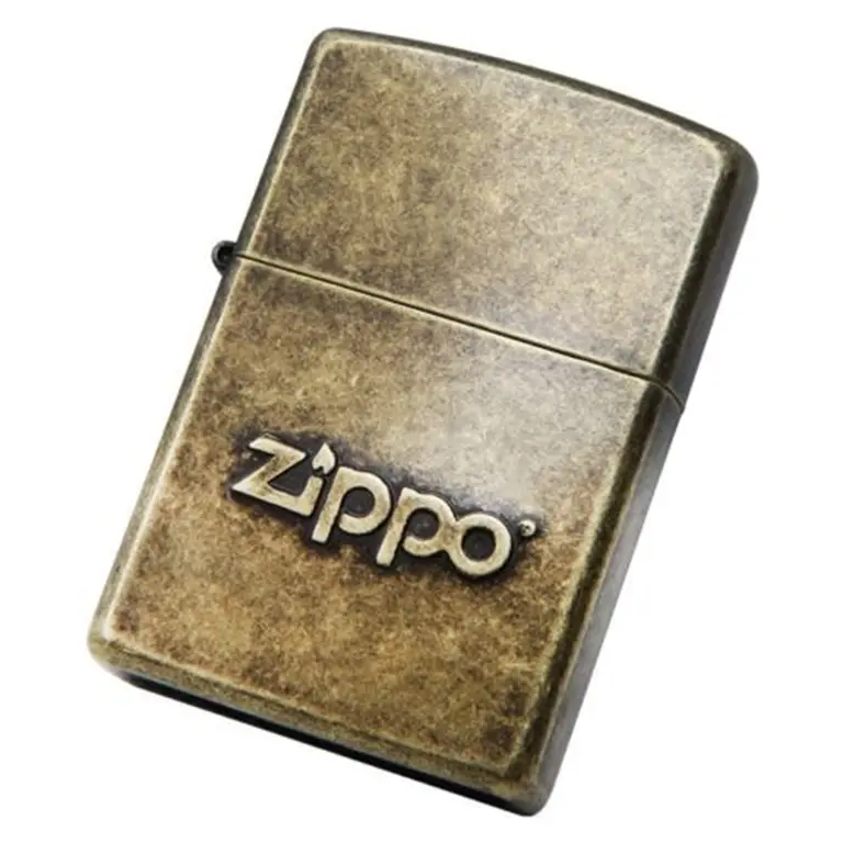 Zippo ZIPPO STAMP ANTIQUE BRASS