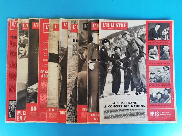 L`Illustre, Revue Hebdomadaire Suisse, 10 br. iz 1946.