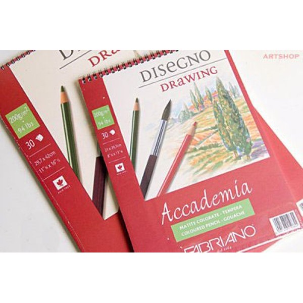 Fabriano FABRIANO ACCADEMIA DISEGNO 200G A4 30L SPIRALA 44202