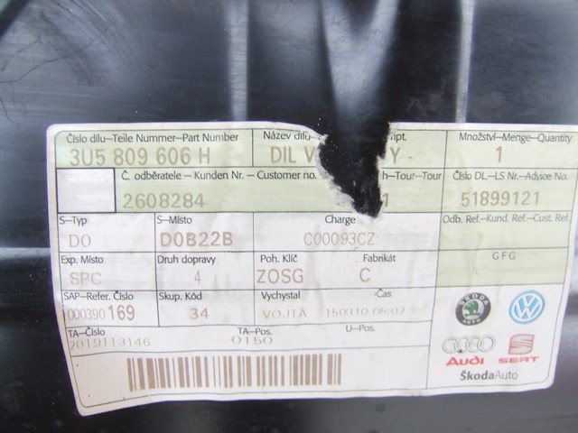 Skoda superb desna sajtna 2002-2008