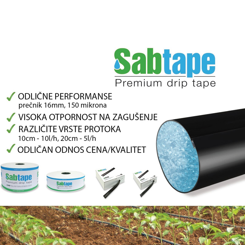 SAB-TAPE traka za navodnjavanje 20cm/5l