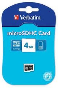 Verbatim micro SD 4 GB