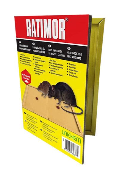 Ratimor lepljiva knjiga-karton za miseve