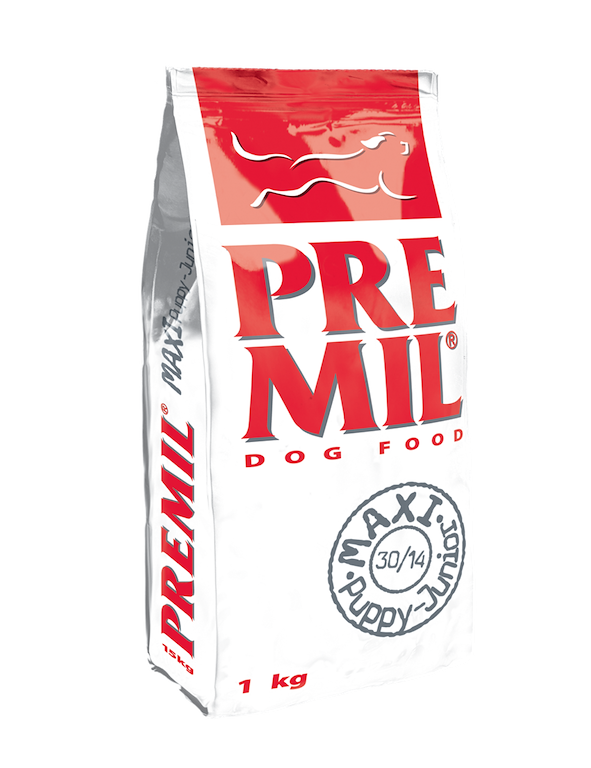 Hrana za pse PREMIL-MAXI PUPPY – JUNIOR 1 kg.