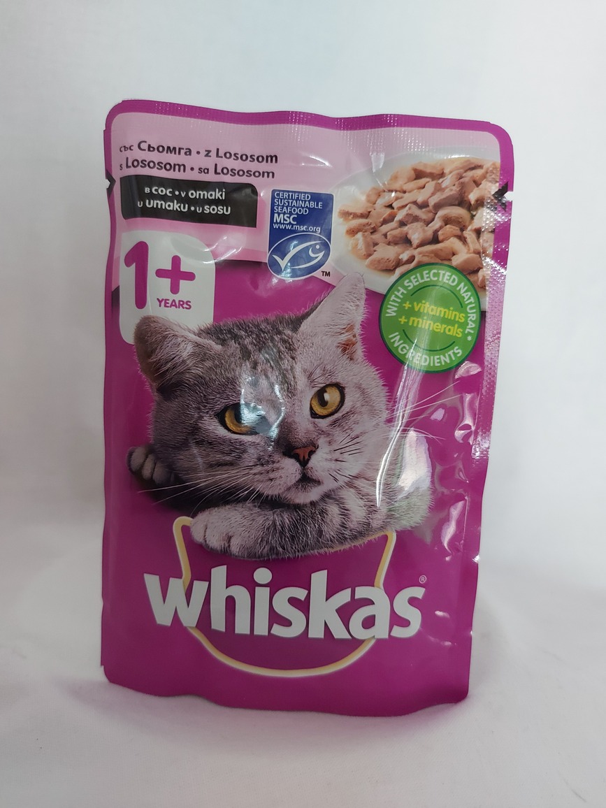 Sos za mačke losos WHISKAS 85 gr.