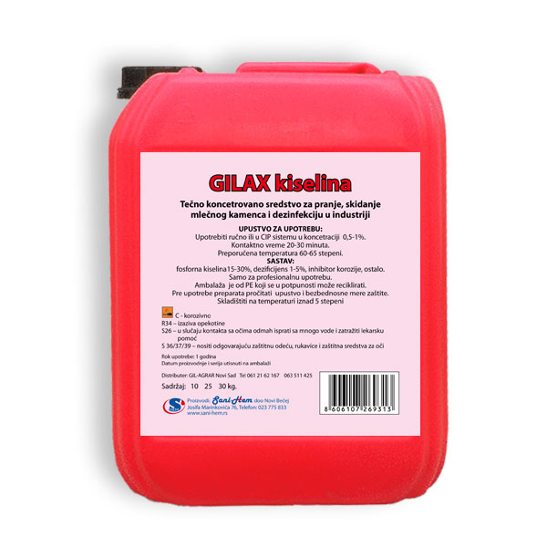 GILAX kiselina 5 kg.