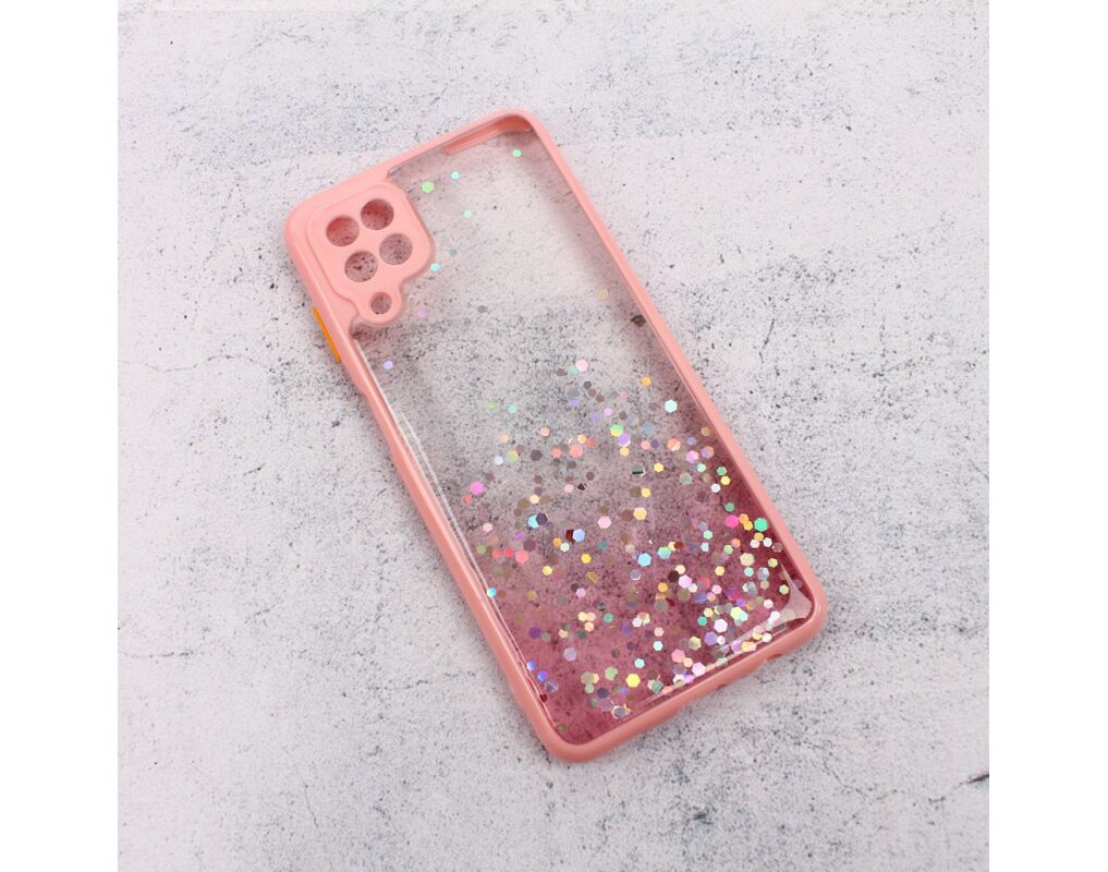 Futrola Frame Glitter - Samsung A125F Galaxy A12 roze