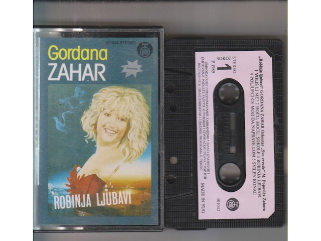 GORDANA ZAHAR ROBINJA LJUBAVI / kolekcionarski iz `89